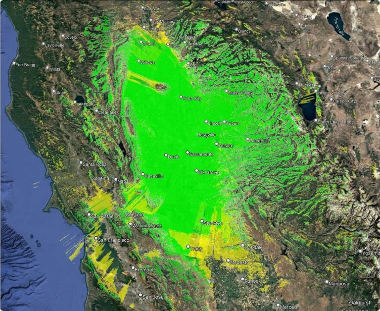 2M Repeater Coverage Map | Sierra Foothills ARC (W6EK)